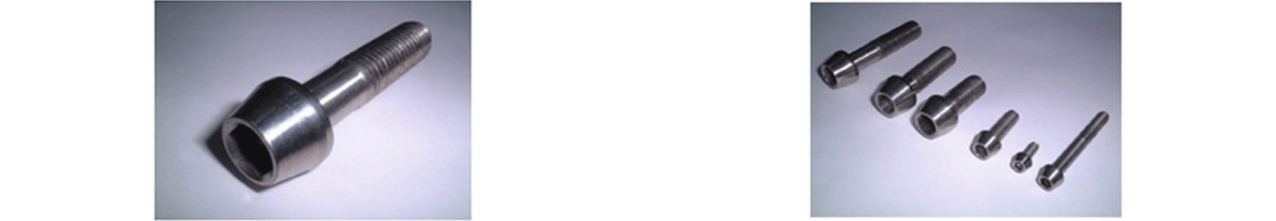 Taper head bolts - XACD Titanium cycles