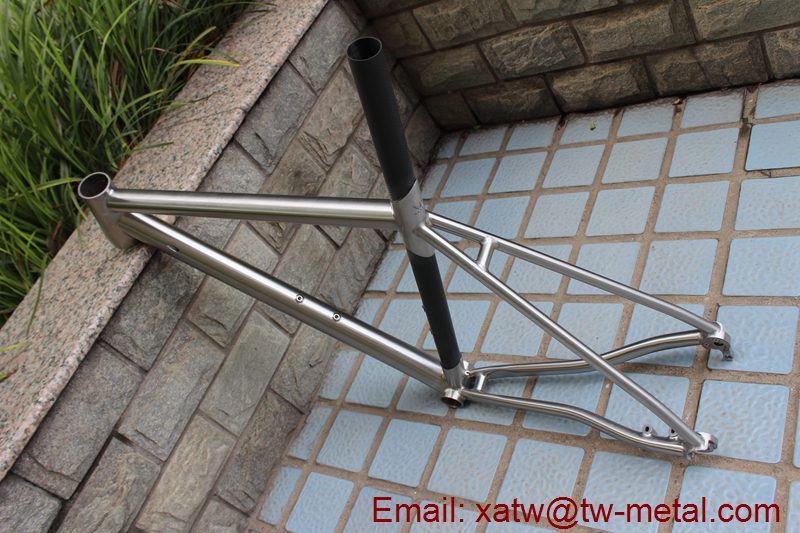 Titanium & carbon mixed bike frame - Buy Product on XACD Titanium cycles